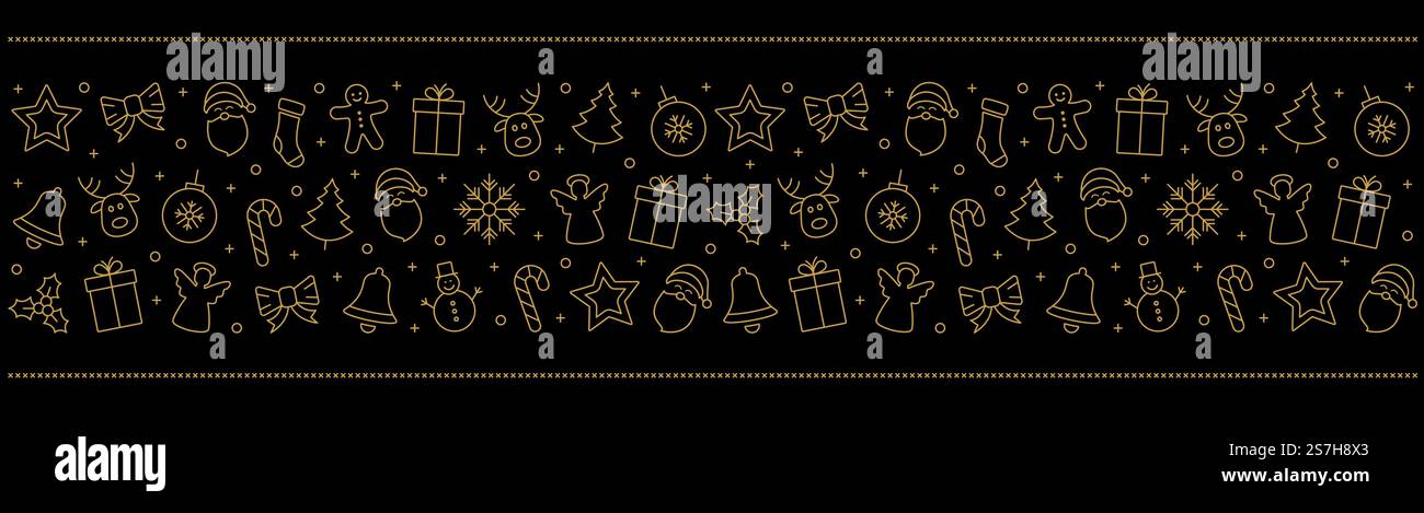 Golden bell christmas angel Stock Vector Images - Alamy