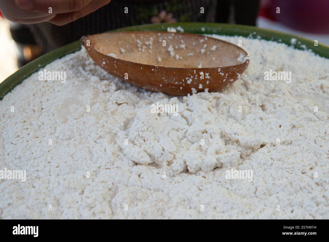 Pozol is a traditional Mexican drink made from corn dough that ...
