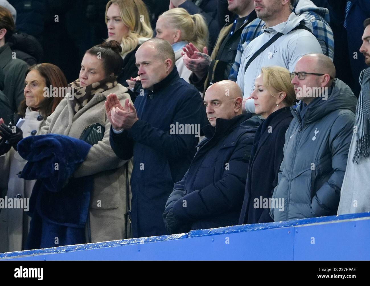 Tottenham Hotspur chairman Daniel Levy in the stands during the Premier ...