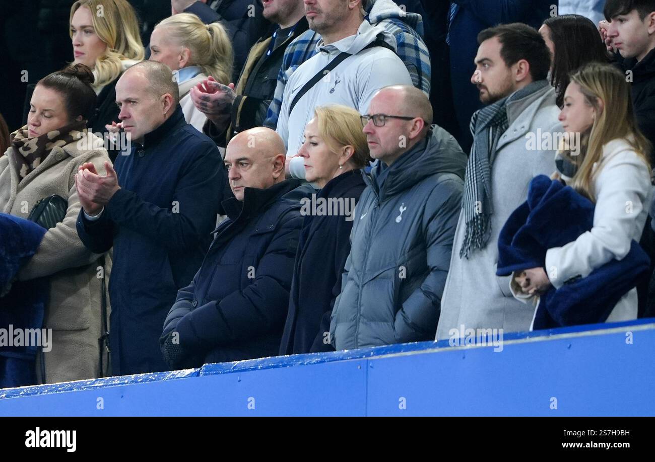 Tottenham Hotspur chairman Daniel Levy in the stands during the Premier ...
