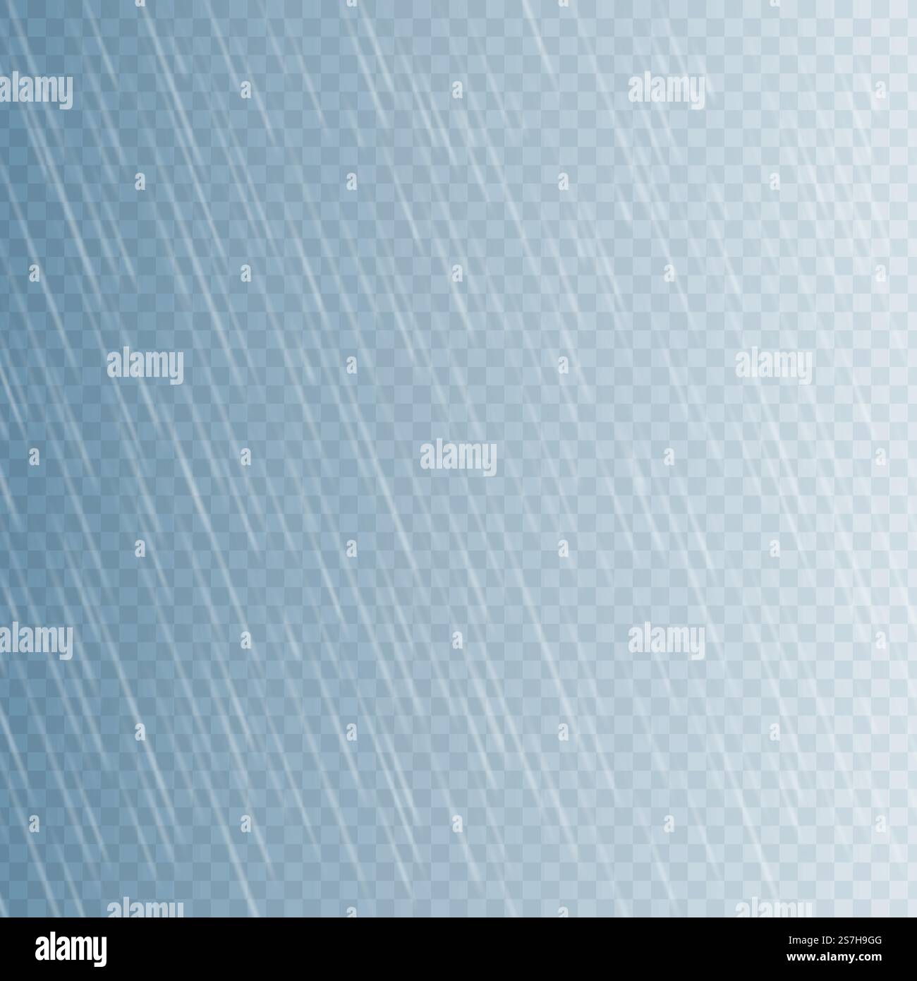 Rain drops on transparent background. Falling water drops. Nature rainfall. Vector illustration ...