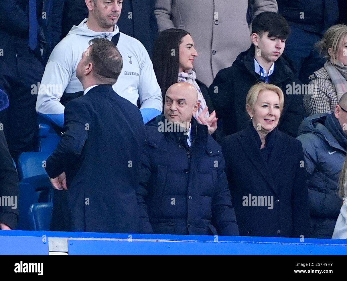 Tottenham Hotspur chairman Daniel Levy in the stands during the Premier ...