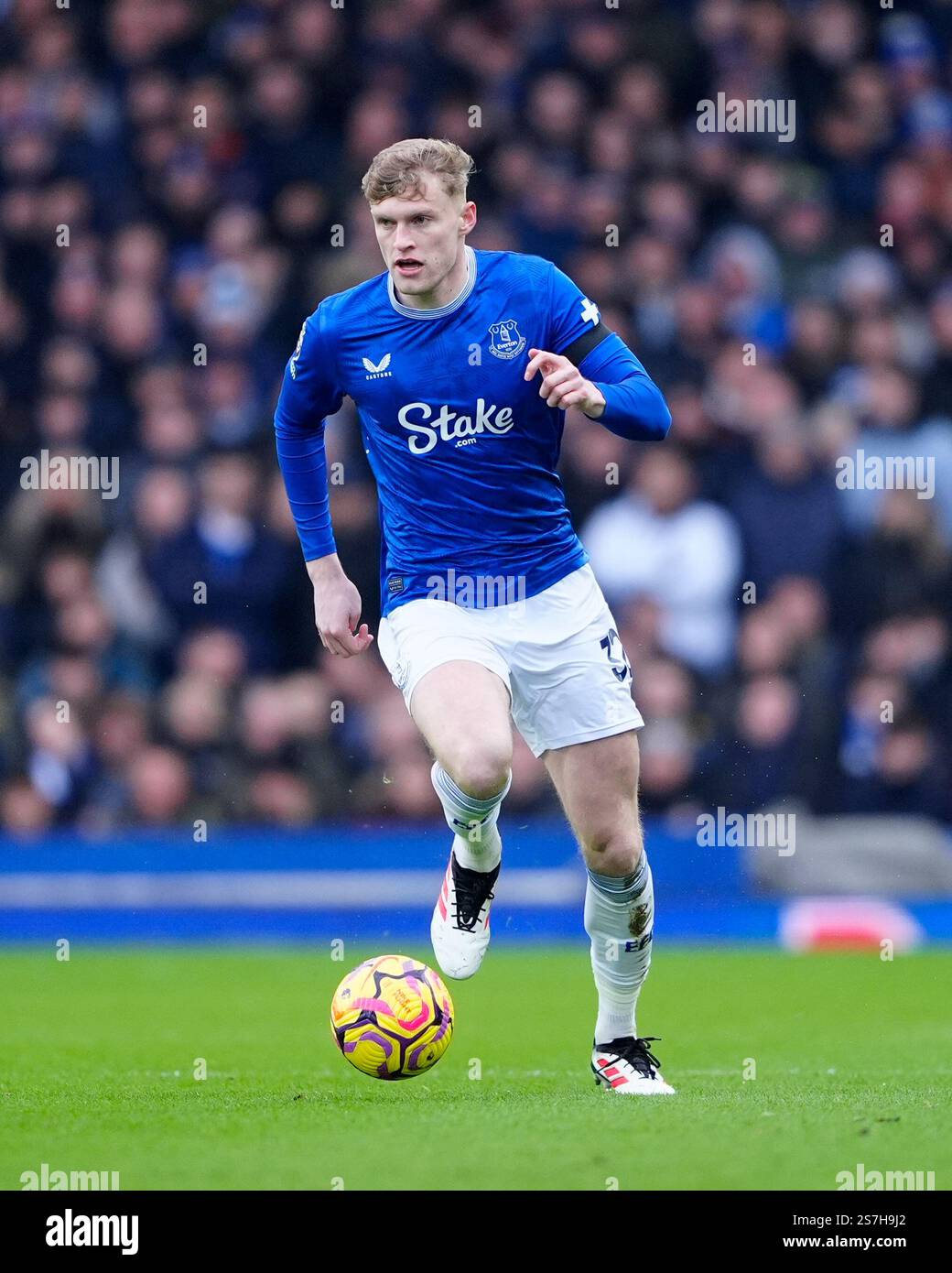 Everton's Jarrad Branthwaite during the Premier League match at ...