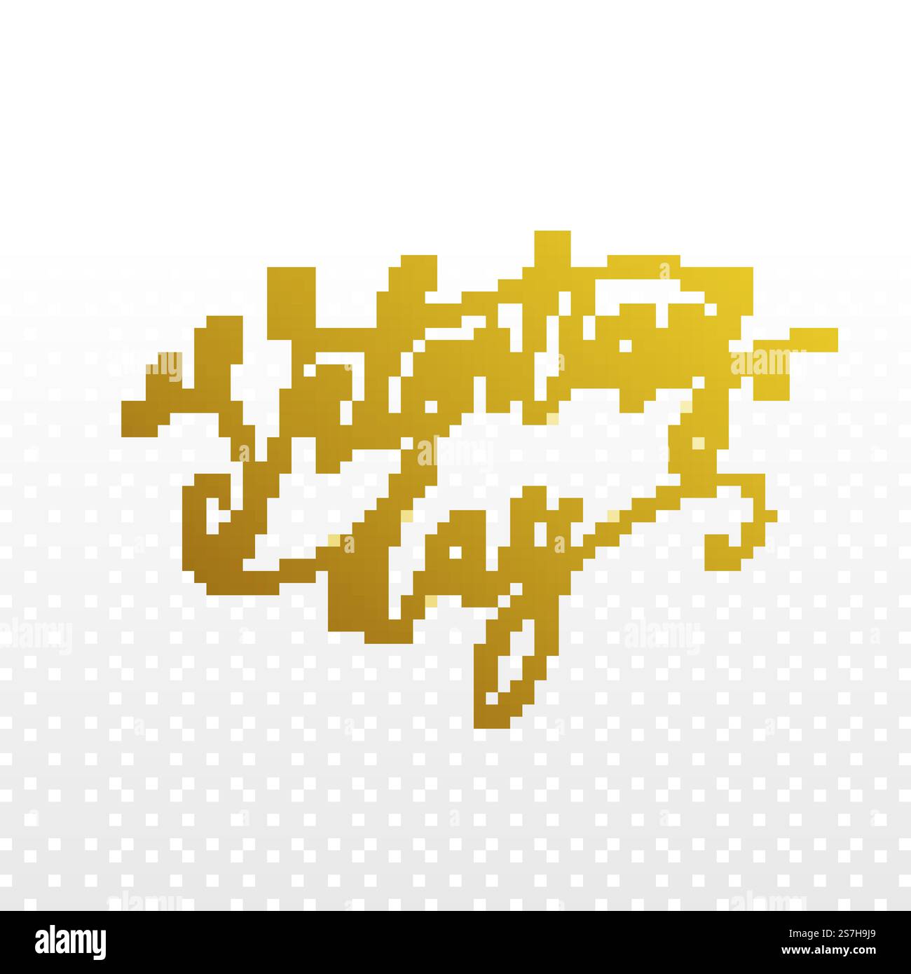 Gold Valentine Day text glitter lettering calligraphy card on ...