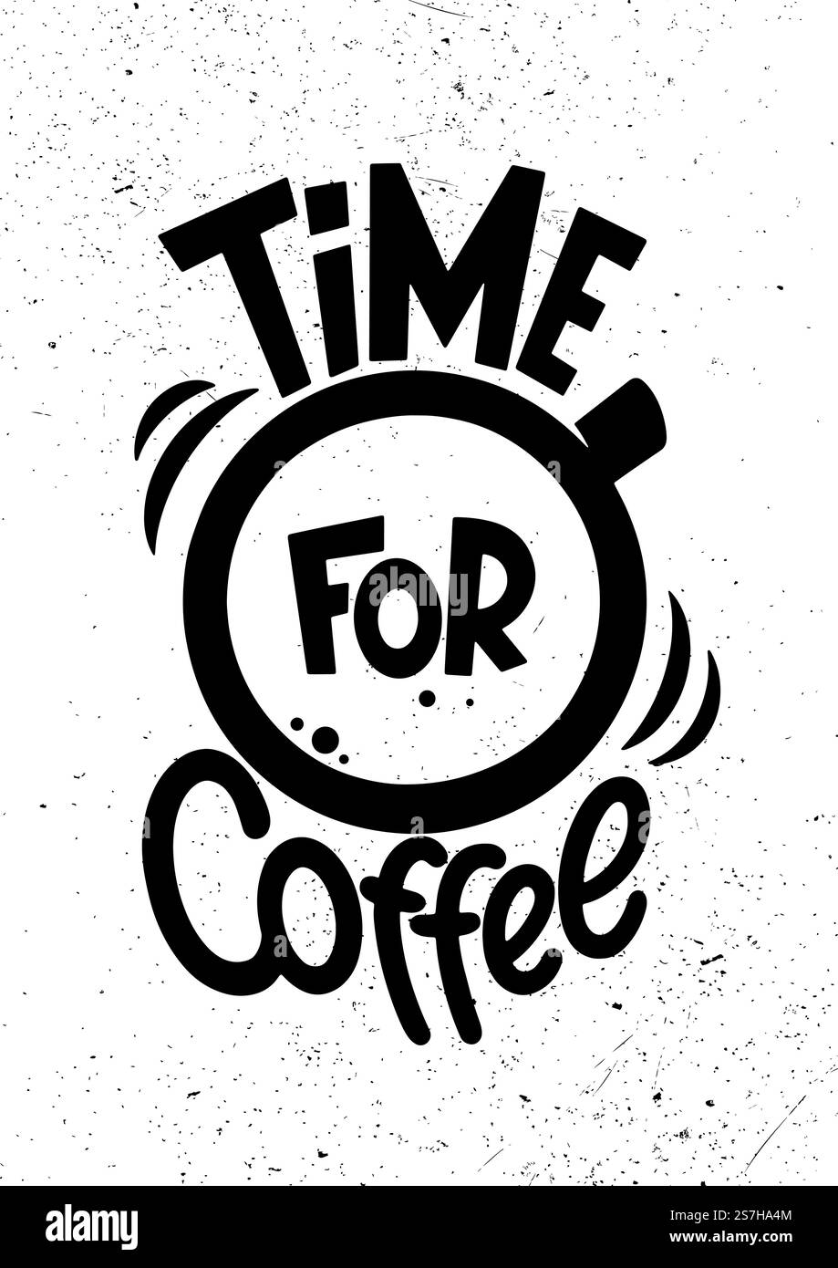 Coffee menu lettering latte Black and White Stock Photos & Images - Alamy