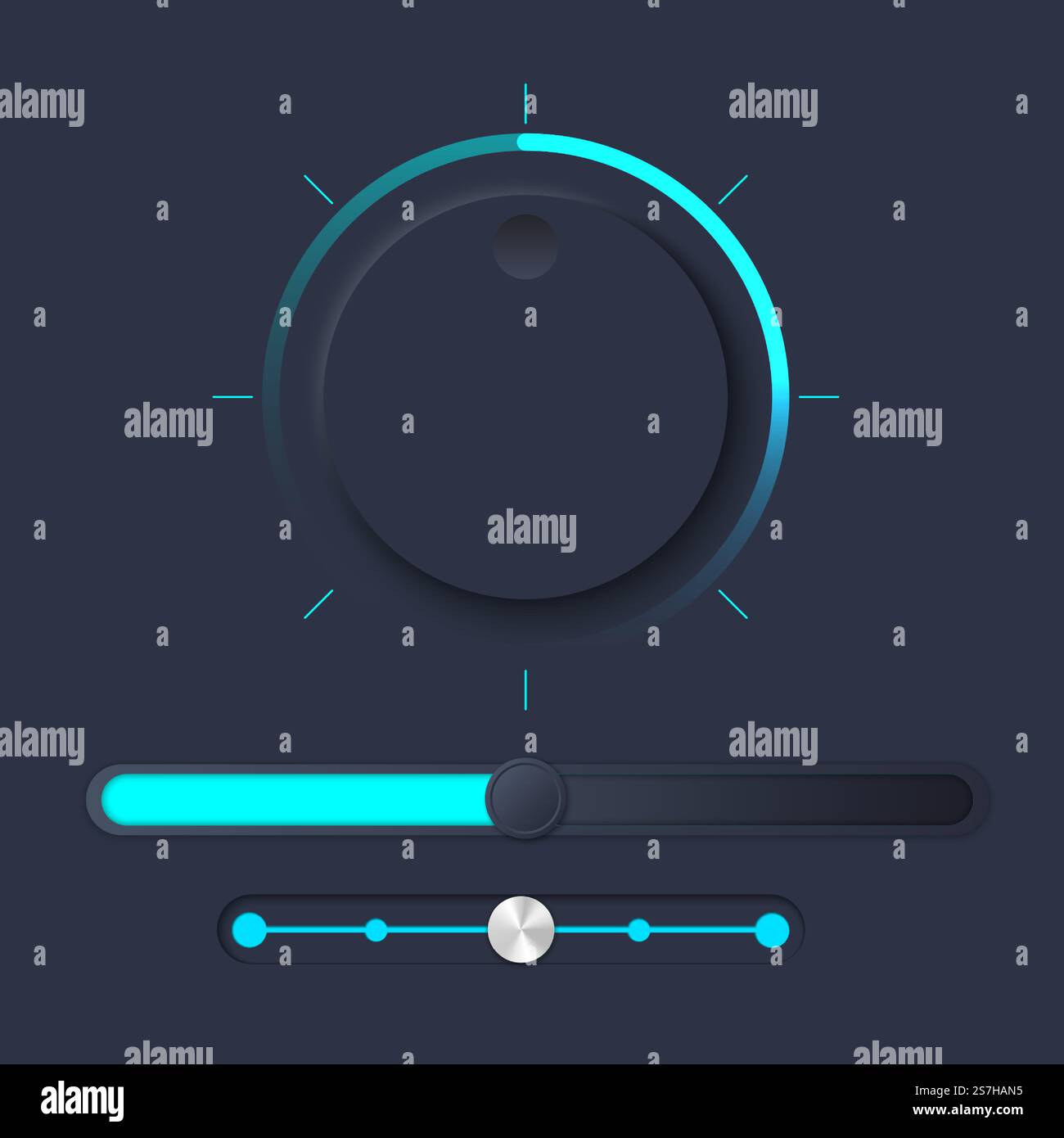 Circular slider Stock Vector Images - Alamy