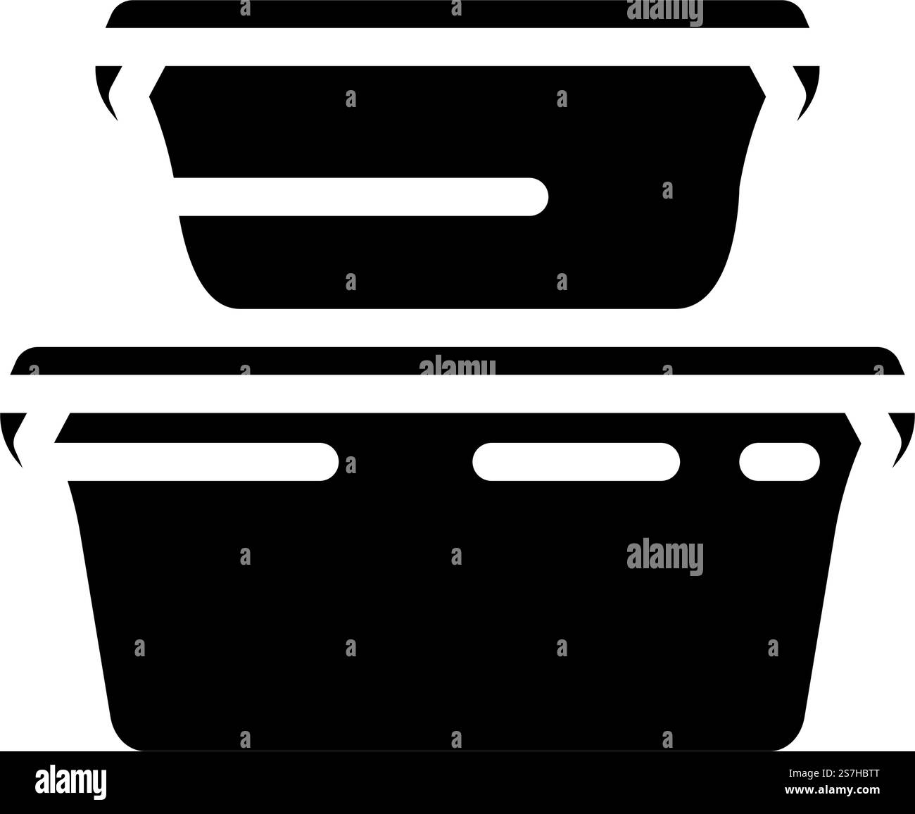 lunch box glass meal glyph icon vector. lunch box glass meal sign ...