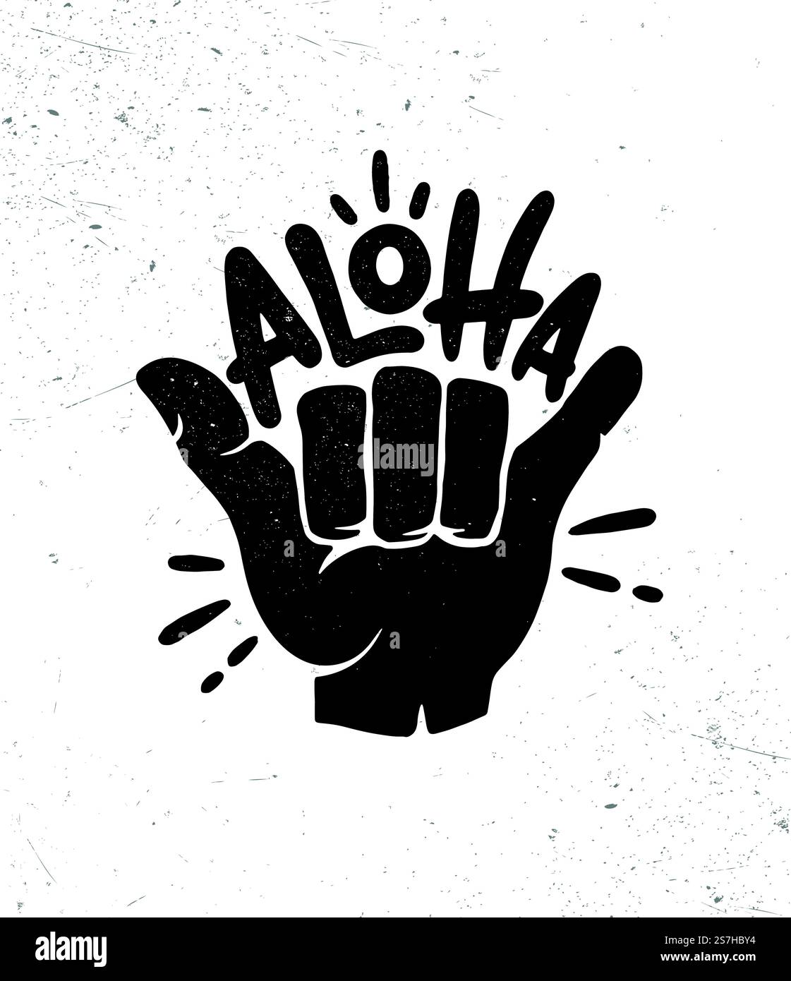 Aloha. Surfing quote graphics, logos, labels and badges Stock Vector ...