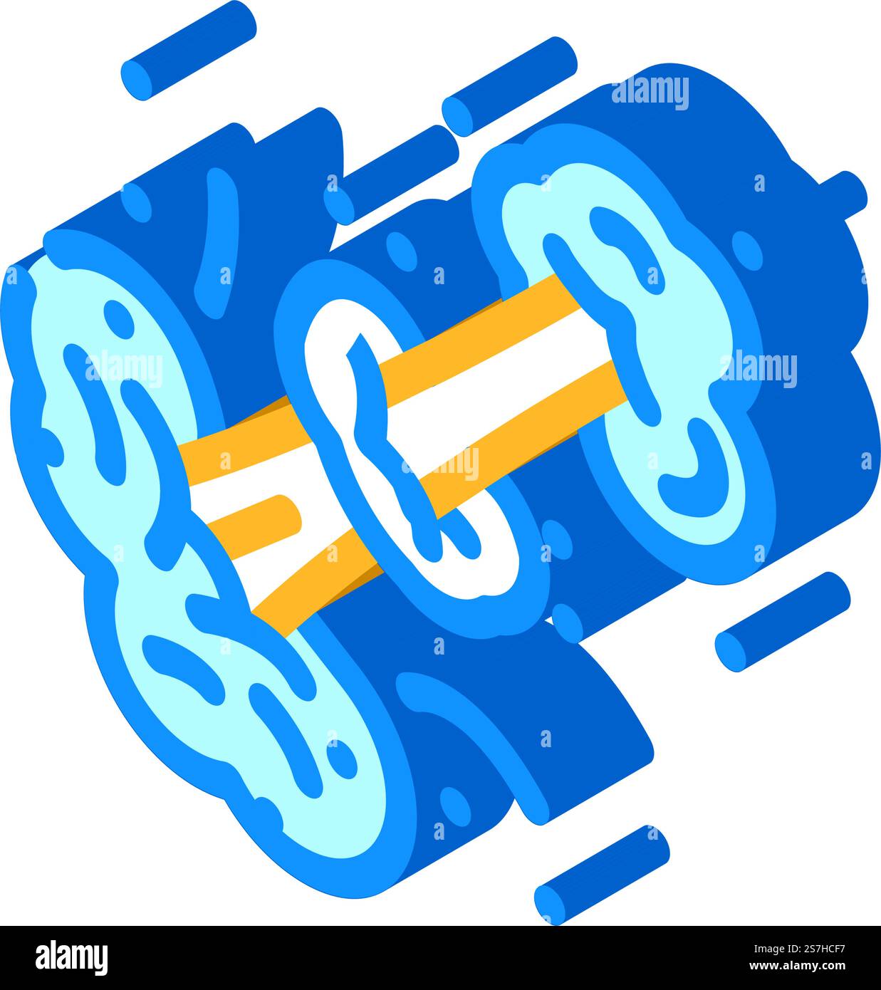 puff smell isometric icon vector. puff smell sign. isolated symbol ...