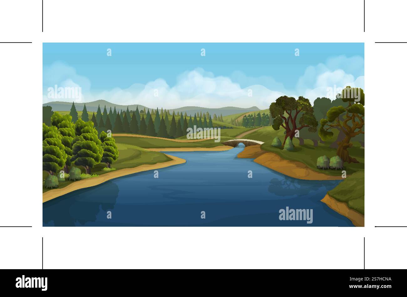 Relaxation river Cut Out Stock Images & Pictures - Alamy