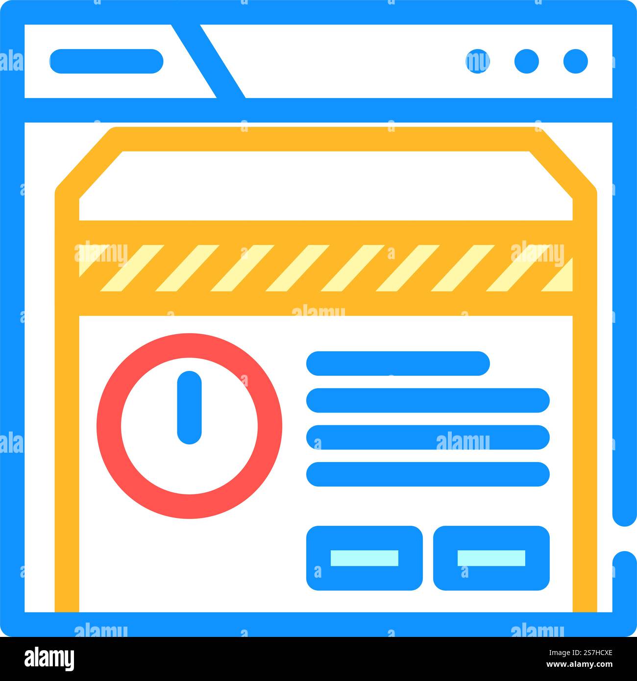 profile deactivated color icon vector. profile deactivated sign ...