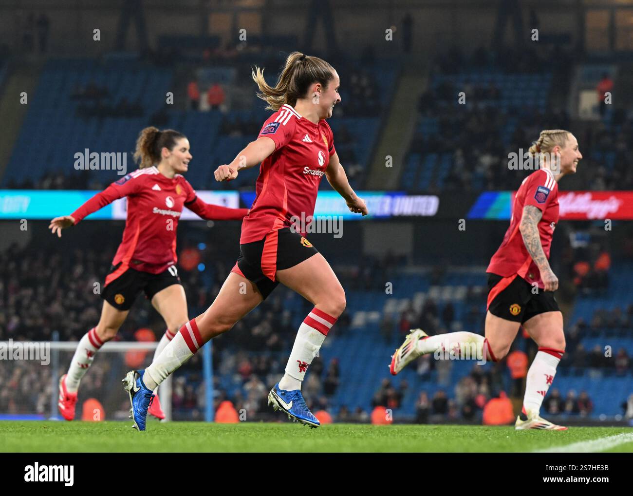 Manchester, UK. 19th Jan, 2025. Ella Toone of Manchester United Women ...