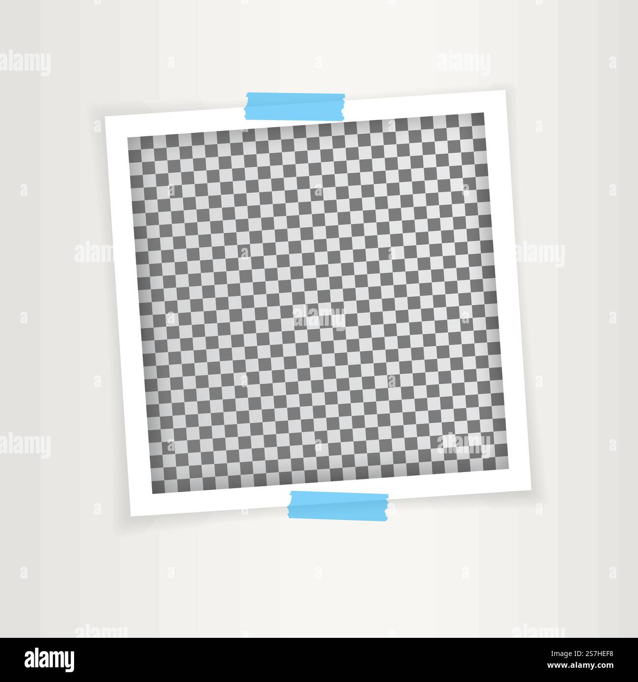 Retro photo frame with shadows. Vector illustration Stock Vector Image ...