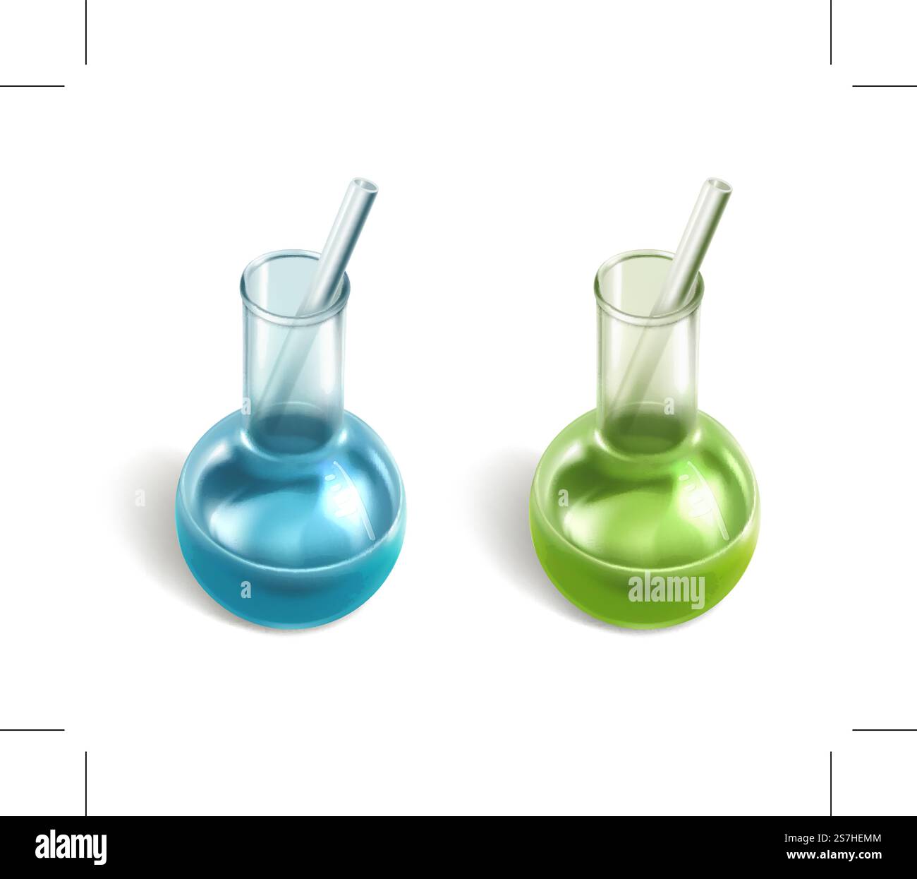 Laboratory flasks vector icon Stock Vector Image & Art - Alamy