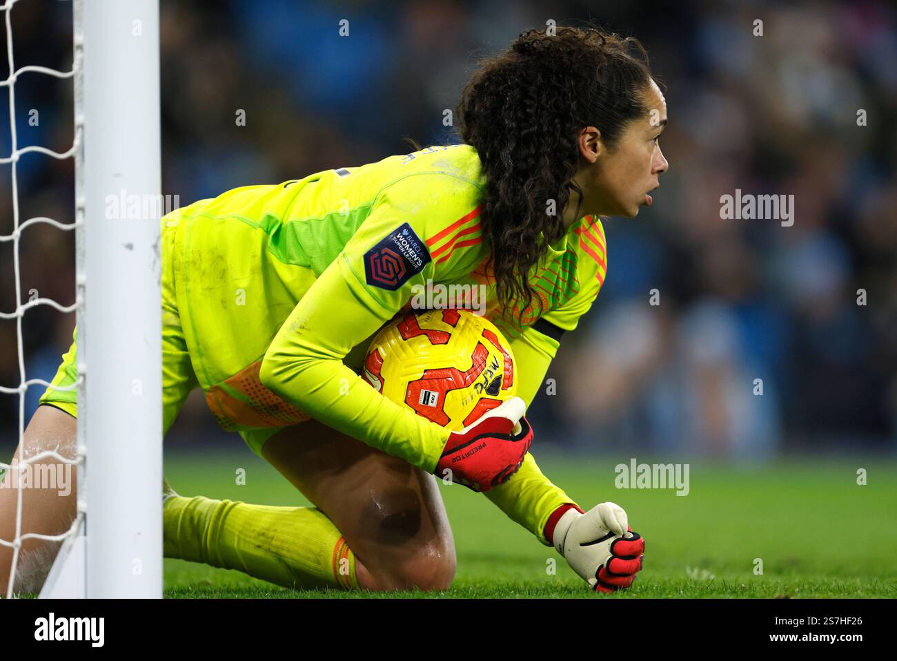 Manchester United goalkeeper Phallon Tullis-Joyce during the Barclays ...