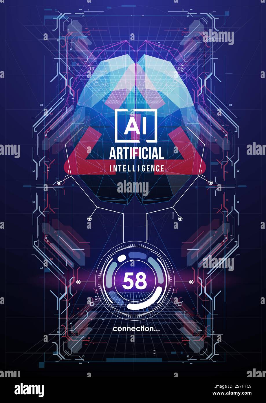 Neuron processing Stock Vector Images - Alamy