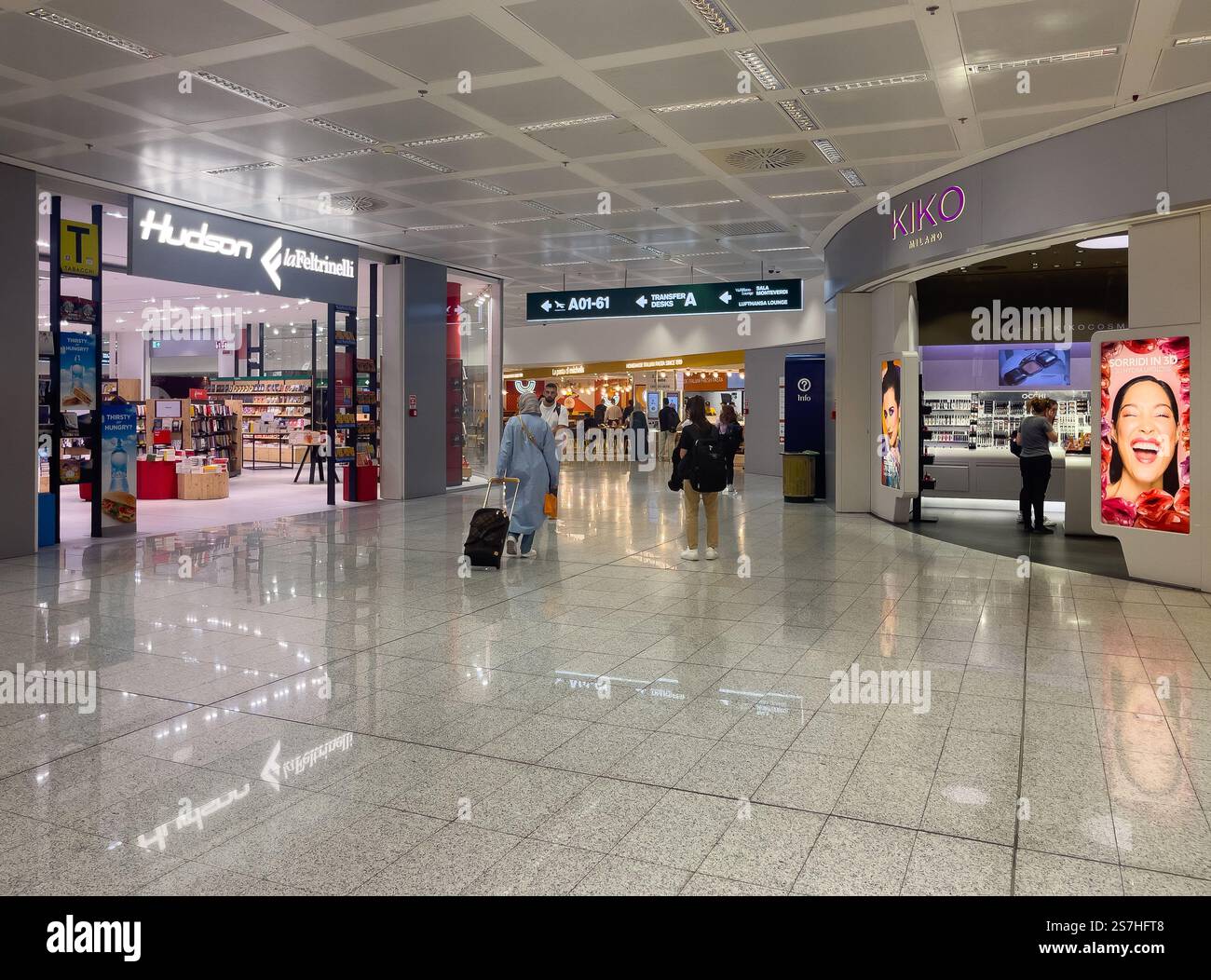 Ferno, Milan-Malpensa, Italy - October 3, 2023: The duty-free shopping ...