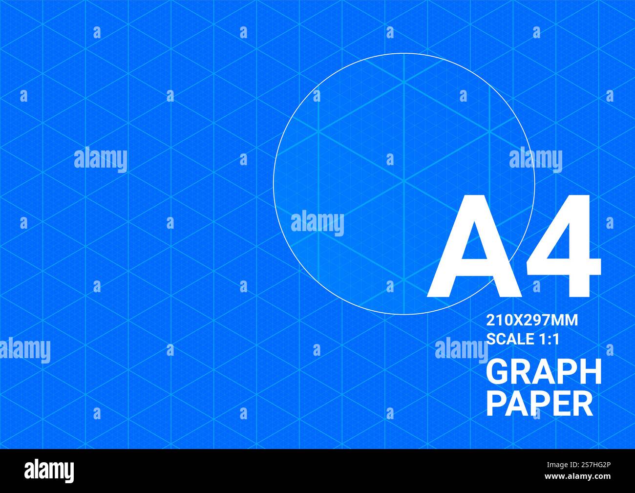 Blueprint background, graph paper A4, vector blue print grid plan Stock ...