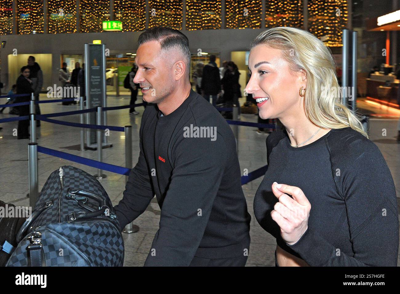 RTL - Dschungelcamp 2025. Anna-Carina Woitschack und ihr Freund Daniel ...