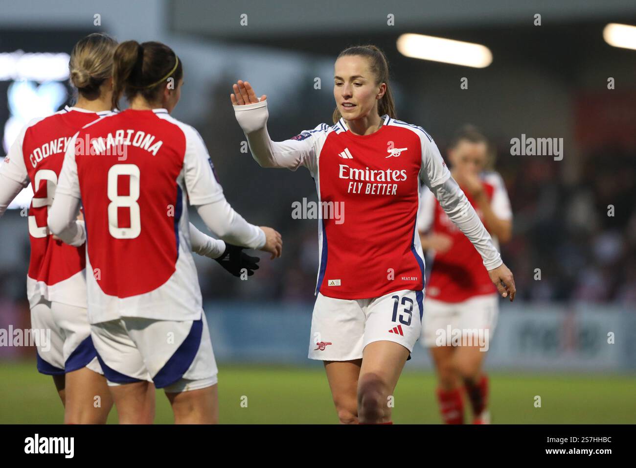 Borehamwood, UK. 19th Jan, 2025. Mariona Caldentey of Arsenal Women ...