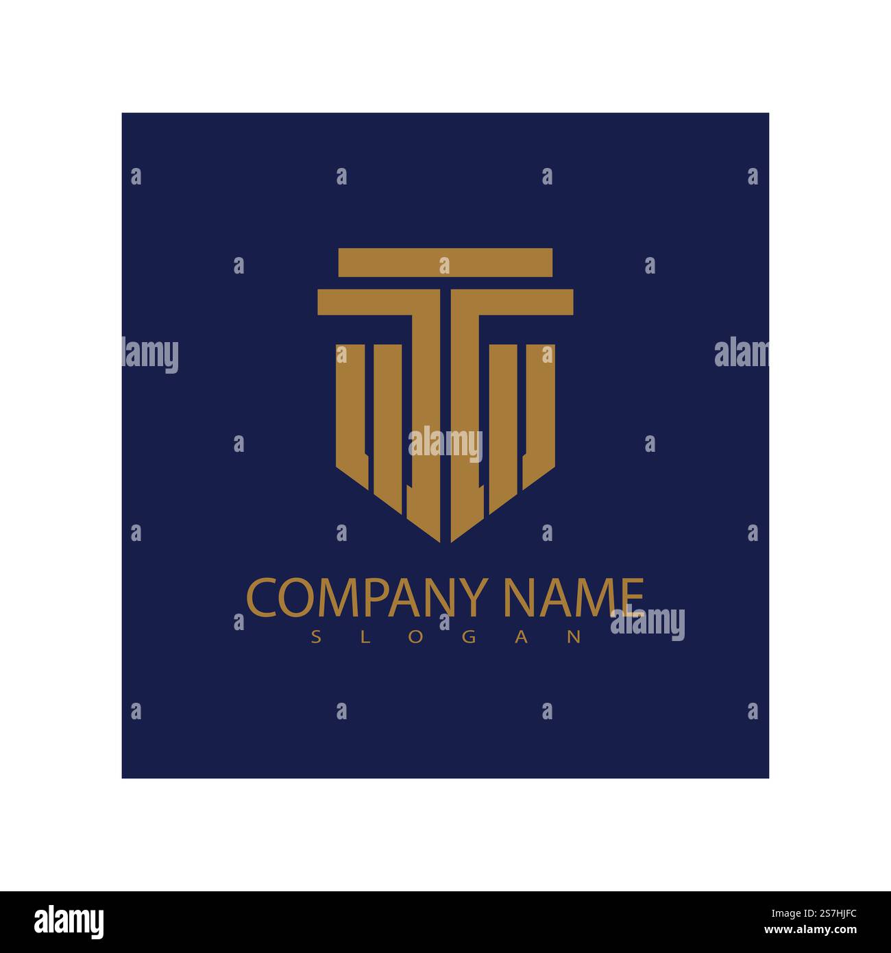 Column Logo vector symbol Template Stock Vector Image & Art - Alamy