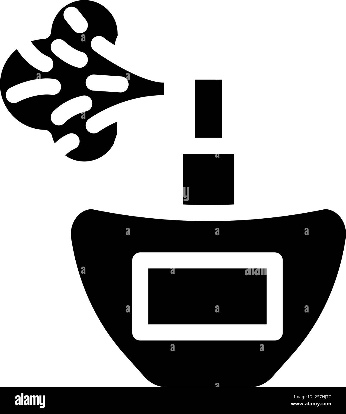 scent smell glyph icon vector. scent smell sign. isolated symbol ...