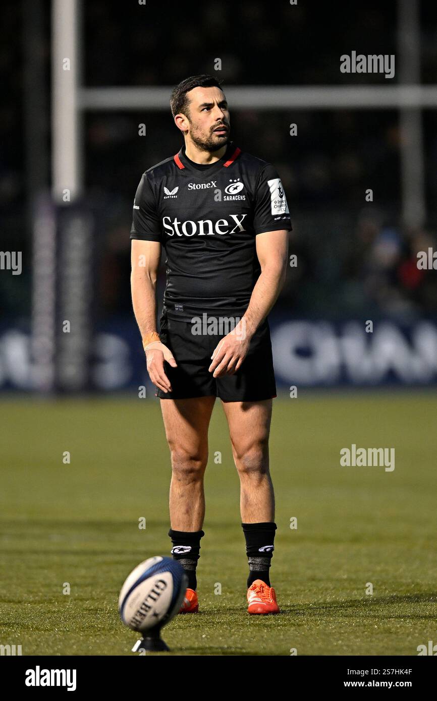 Barnet, United Kingdom. 19th Jan, 2025. Investec Champions Cup ...