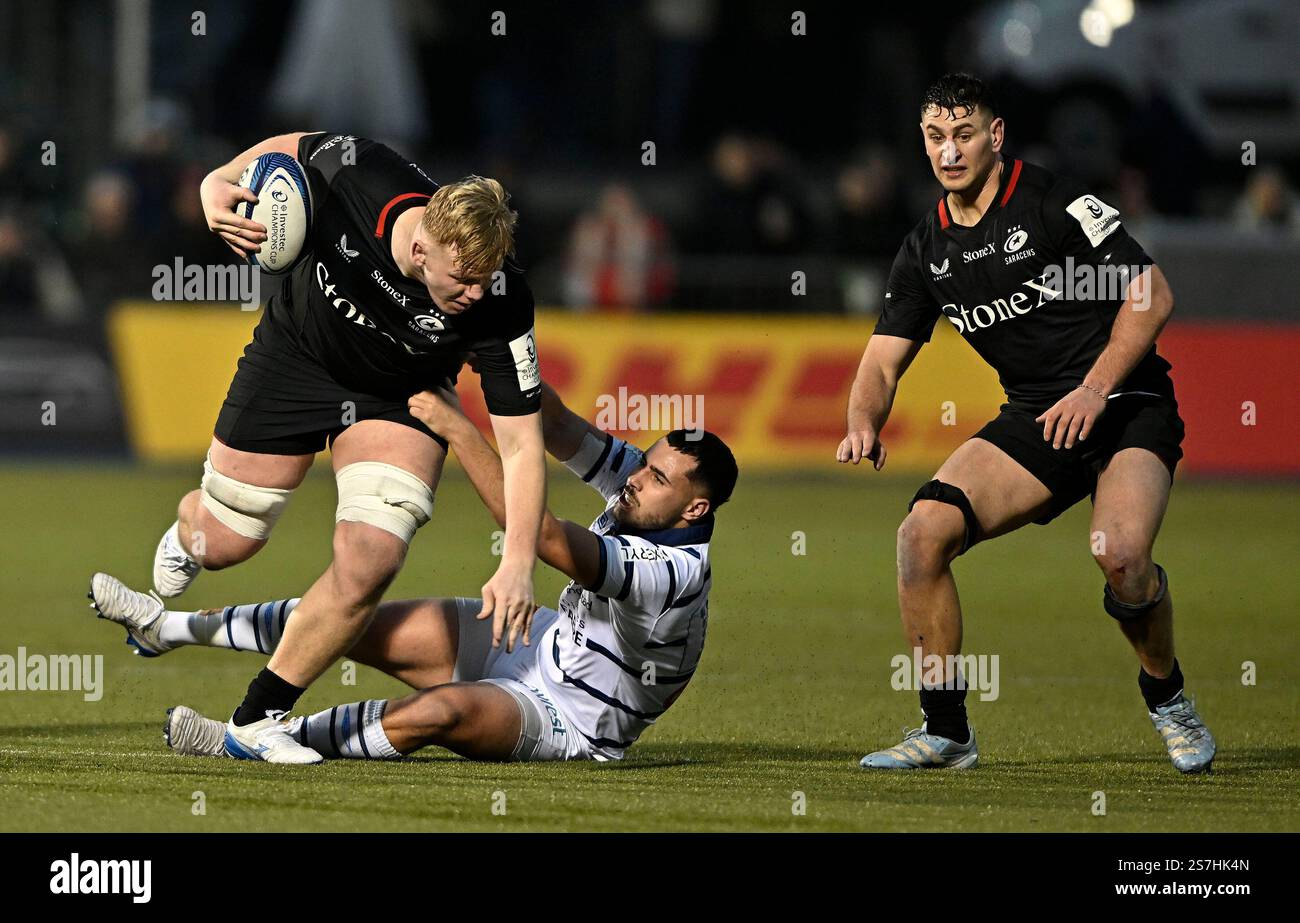 Barnet, United Kingdom. 19th Jan, 2025. Investec Champions Cup ...
