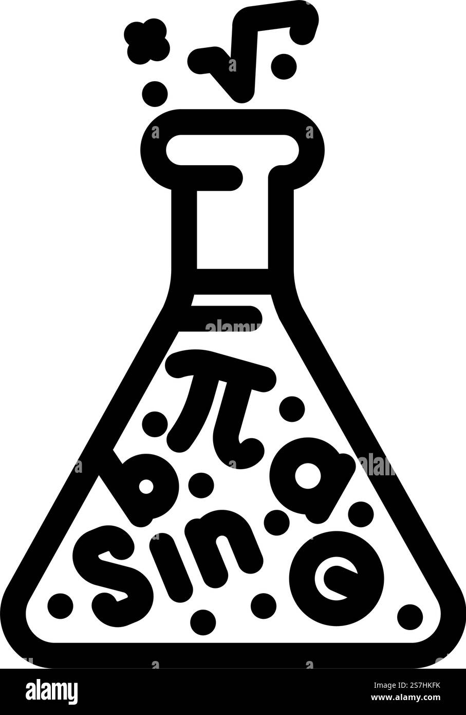 math science education line icon vector. math science education sign ...