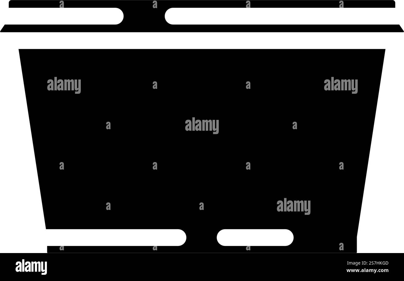 lunch box plastic school glyph icon vector. lunch box plastic school ...