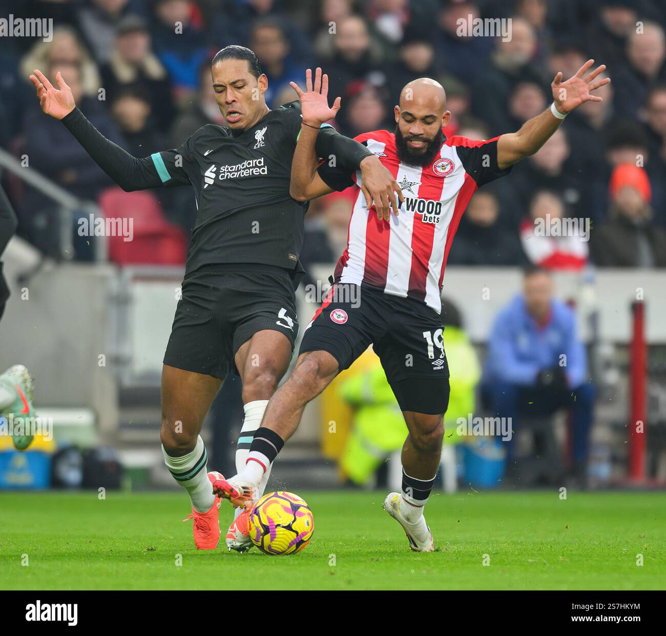 London, UK. 18th Jan, 2025. Brentford v Liverpool - Premier League ...