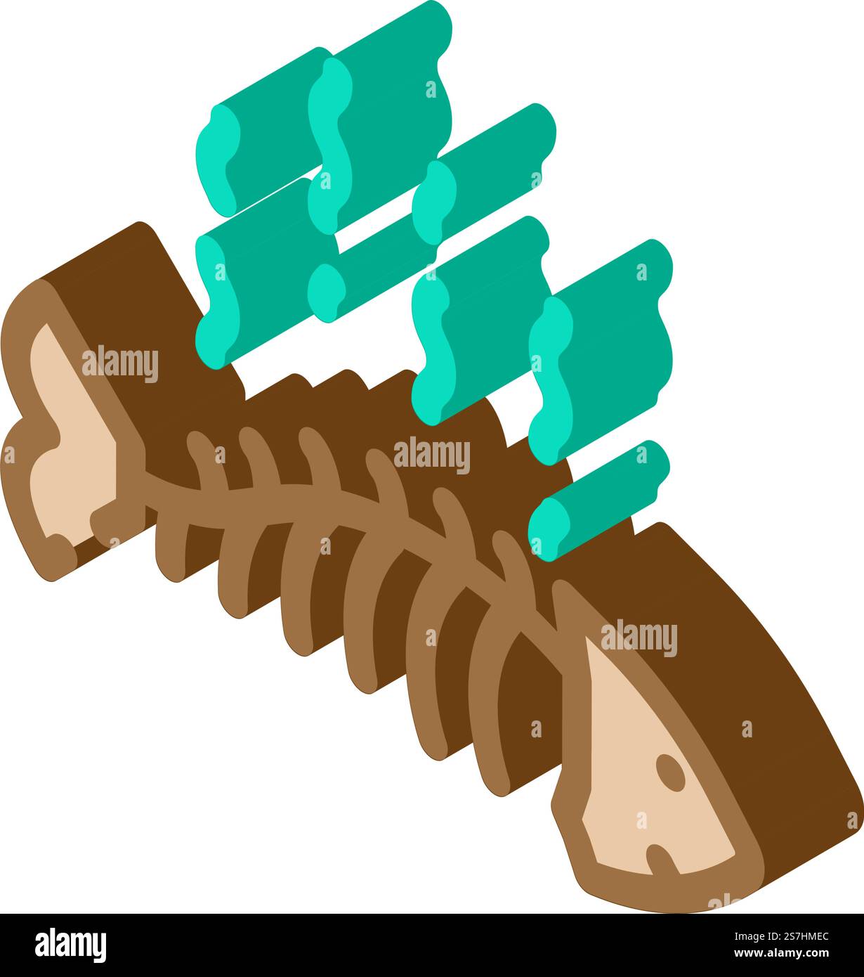 stench smell isometric icon vector. stench smell sign. isolated symbol ...
