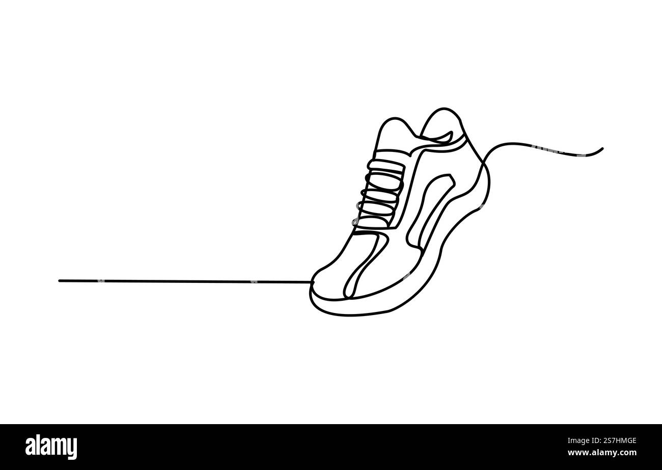 Minimalist running shoe Cut Out Stock Images & Pictures - Alamy