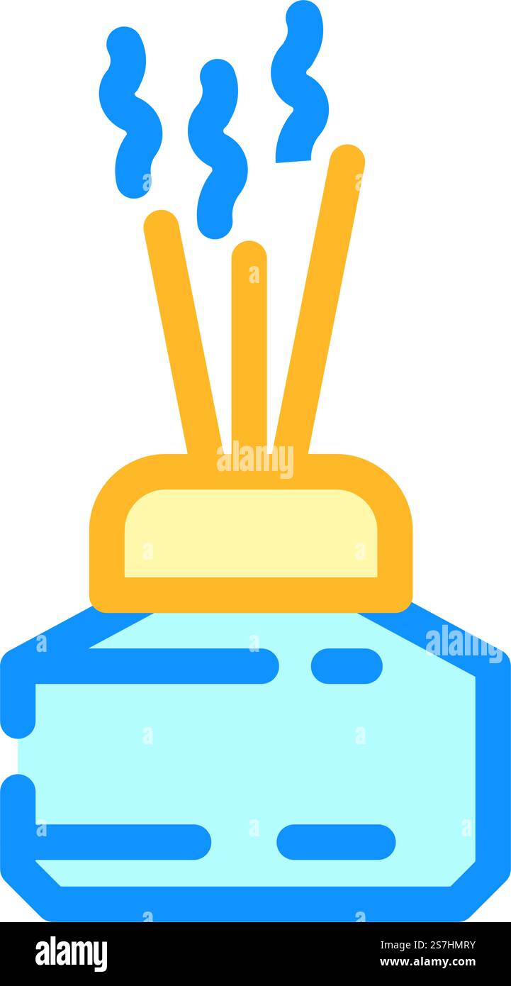 aroma smell color icon vector. aroma smell sign. isolated symbol ...