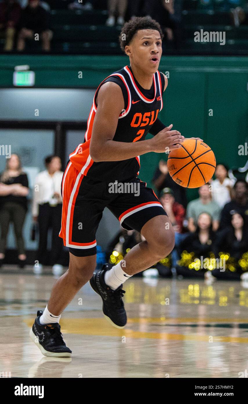 January 18 2025 San Francisco CA, U.S.A. Oregon State guard Josiah Lake ...