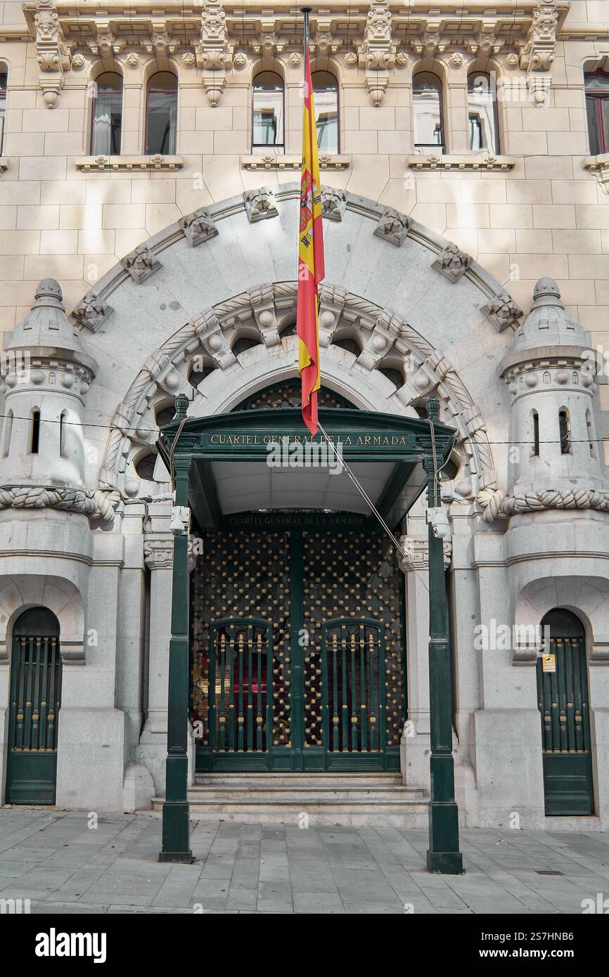 Madrid. Spain - January 19, 2025: Spanish military headquarters in ...