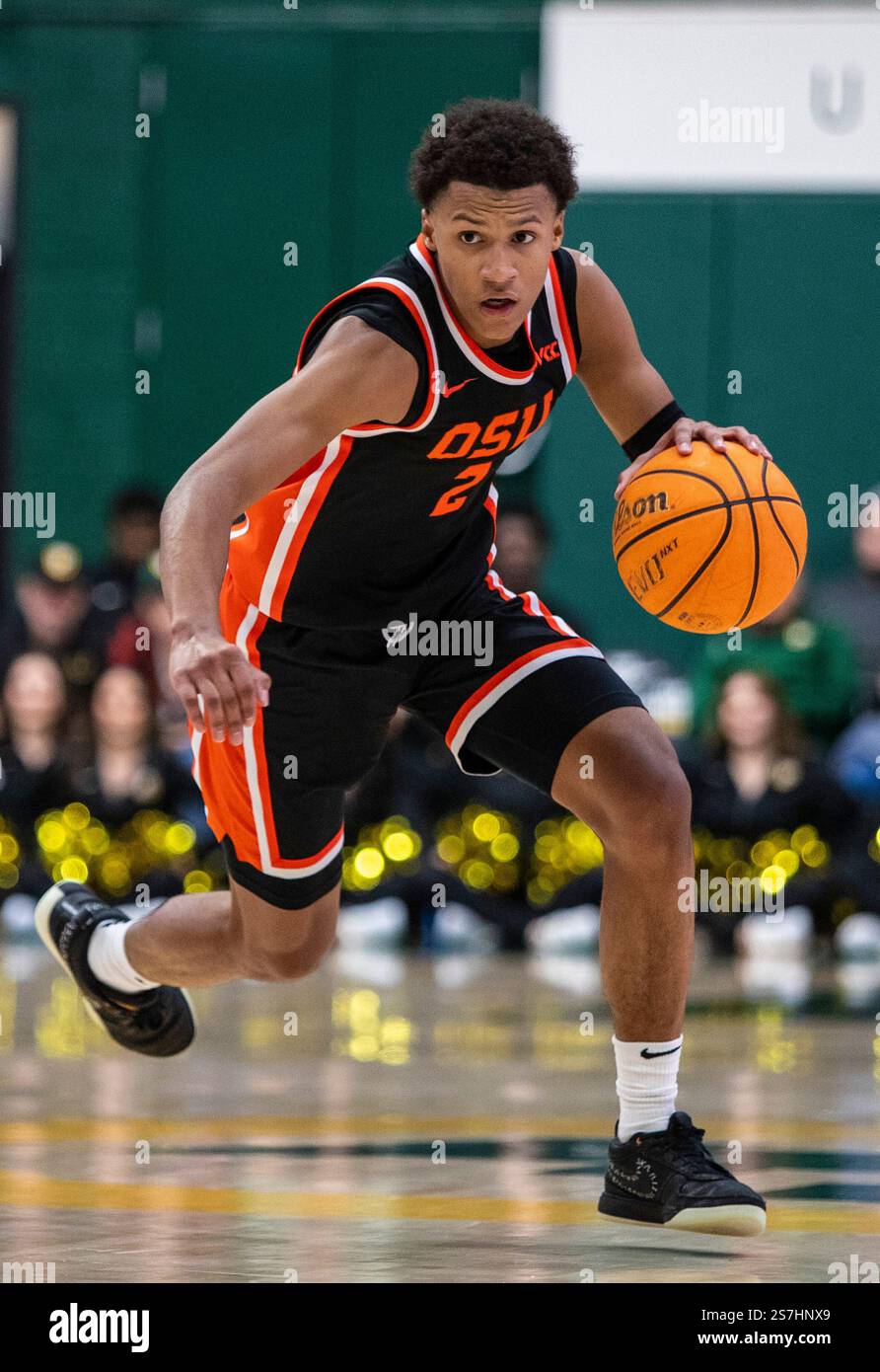 January 18 2025 San Francisco CA, U.S.A. Oregon State guard Josiah Lake ...