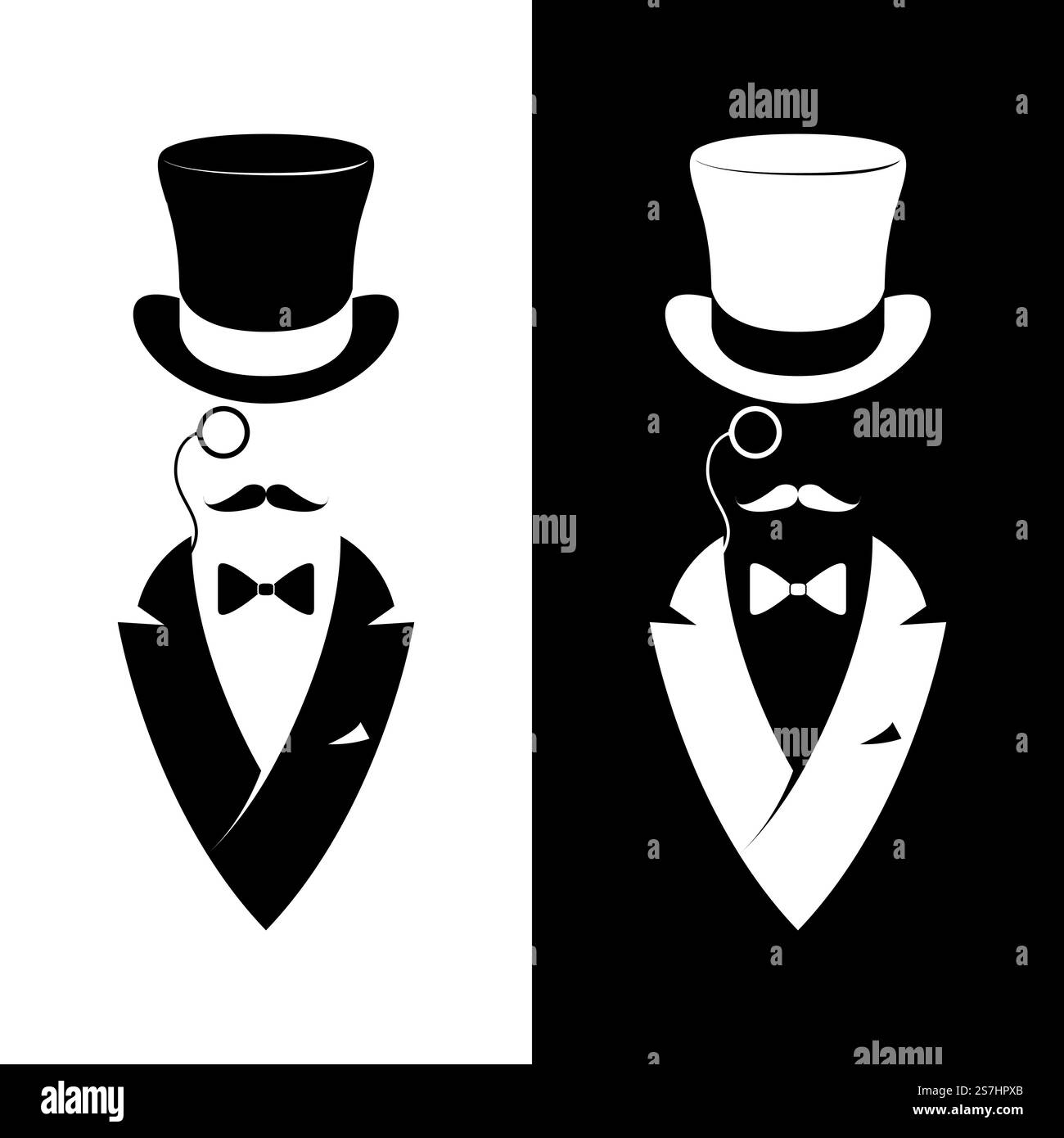 Vintage label gentlemen club. Hipster logo. Vector illustration Stock ...