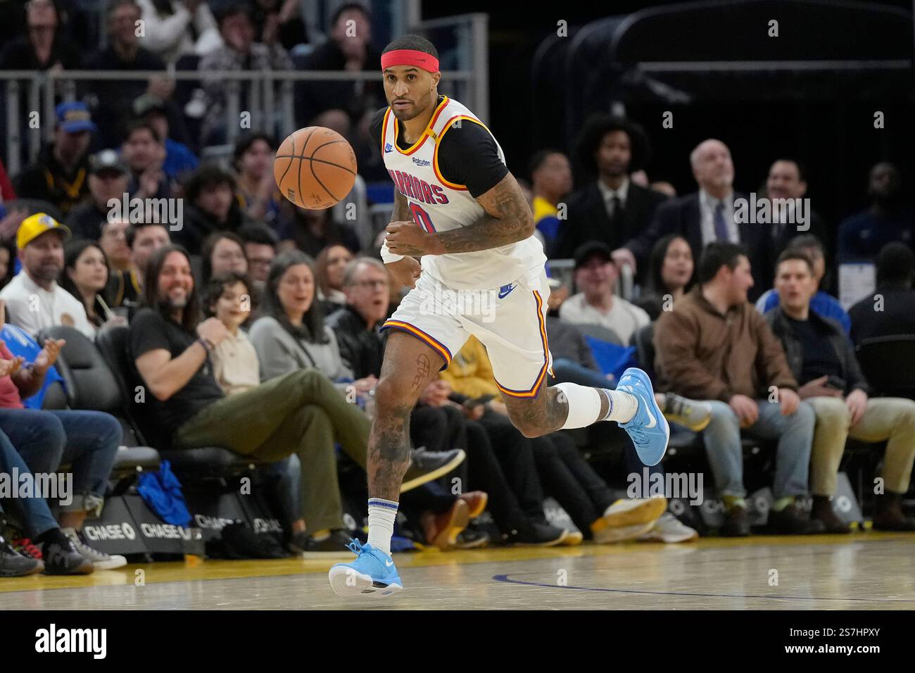Golden State Warriors guard Gary Payton II during an NBA basketball ...