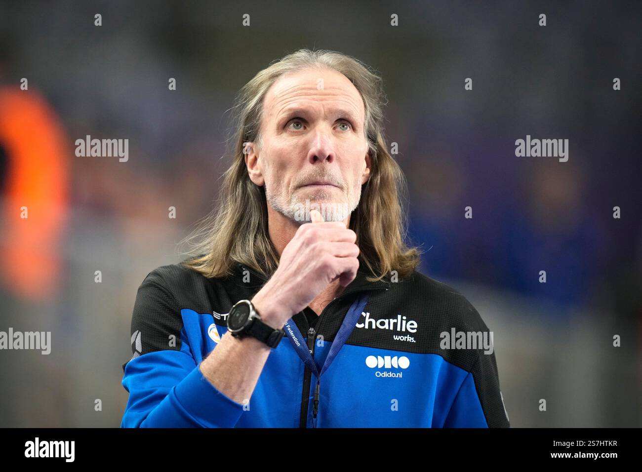 Netherlands head coach Staffan Olsson during the preliminary round ...