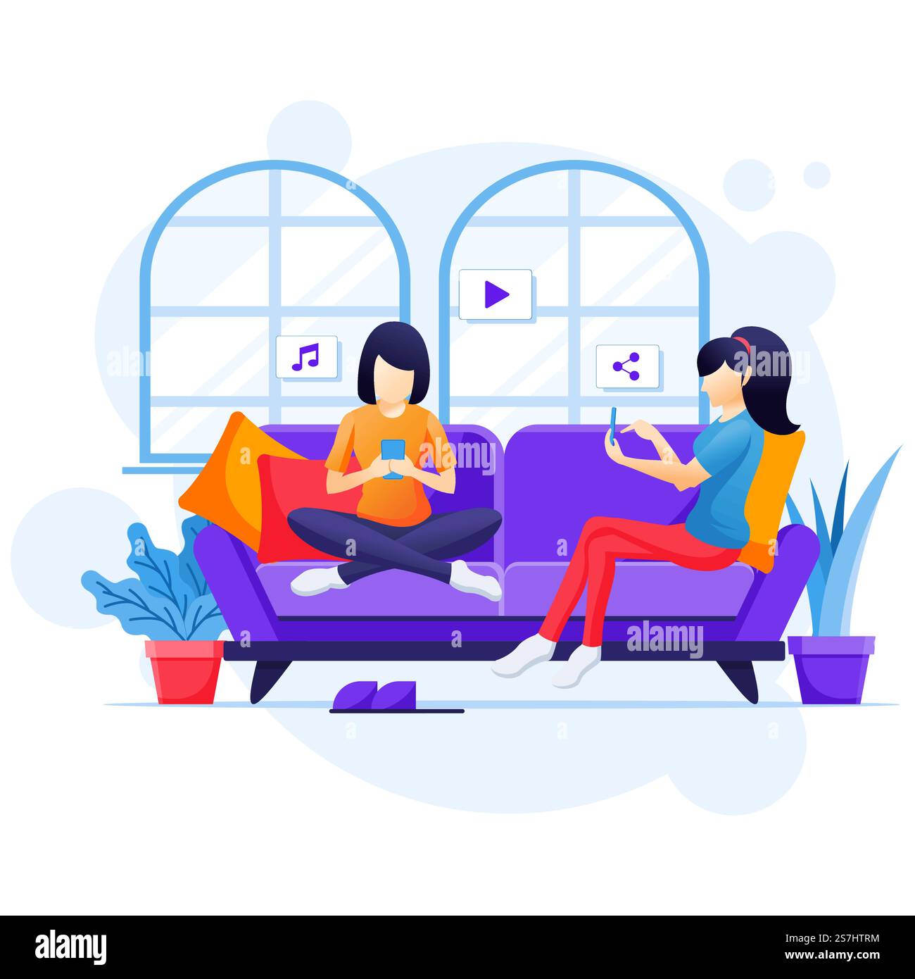 Work from home women Cut Out Stock Images & Pictures - Alamy