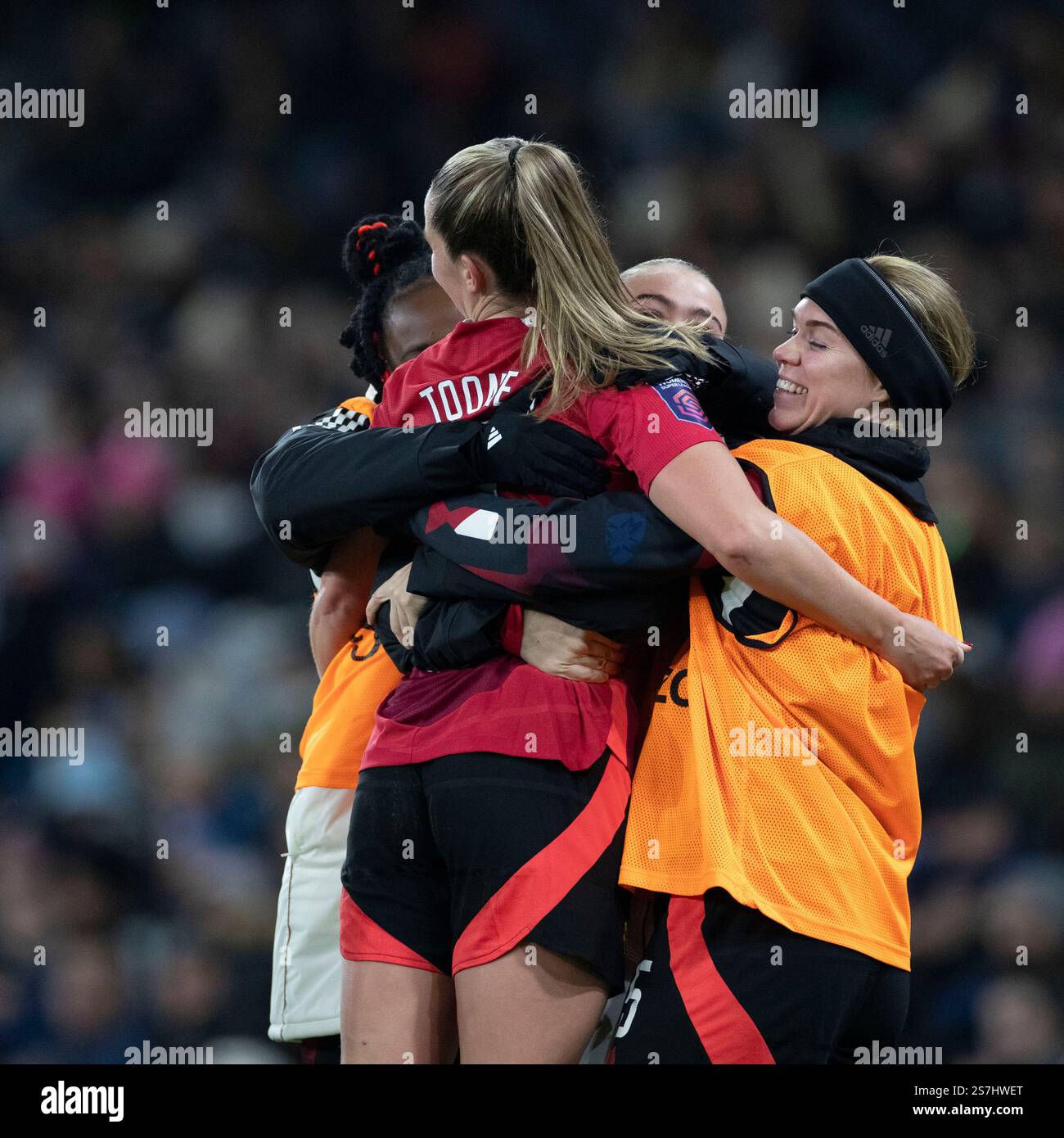 Etihad Stadium, Manchester on Sunday 19th January 2025. Ella Toone #7 ...