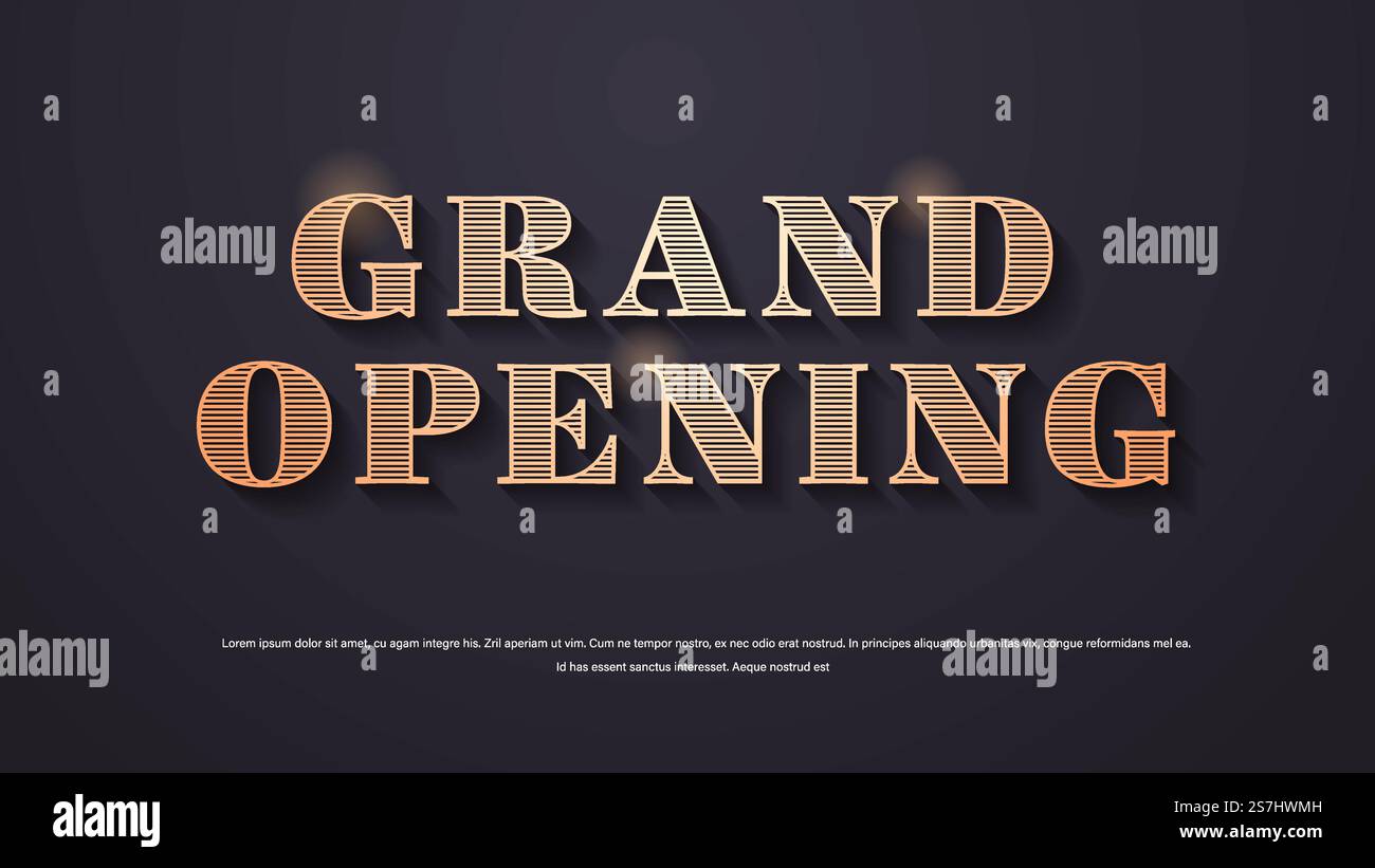 Notice reopening Stock Vector Images - Alamy