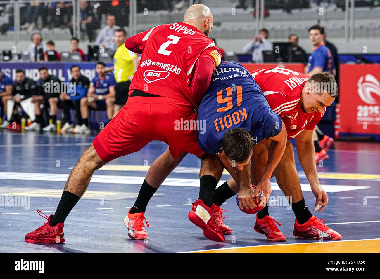 Varazdin, Croatia. 19th Jan, 2025. VARAZDIN, CROATIA - JANUARY 19: Lars Kooij of The Netherlands ...