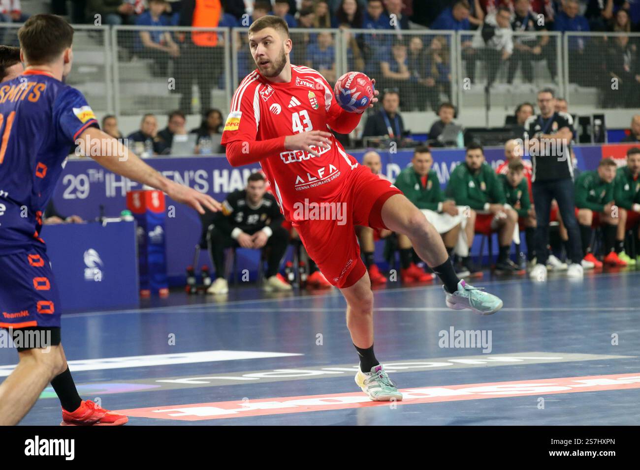 Croatia, Varazdin, 190125. Arena Varazdin. IHF World Handball ...