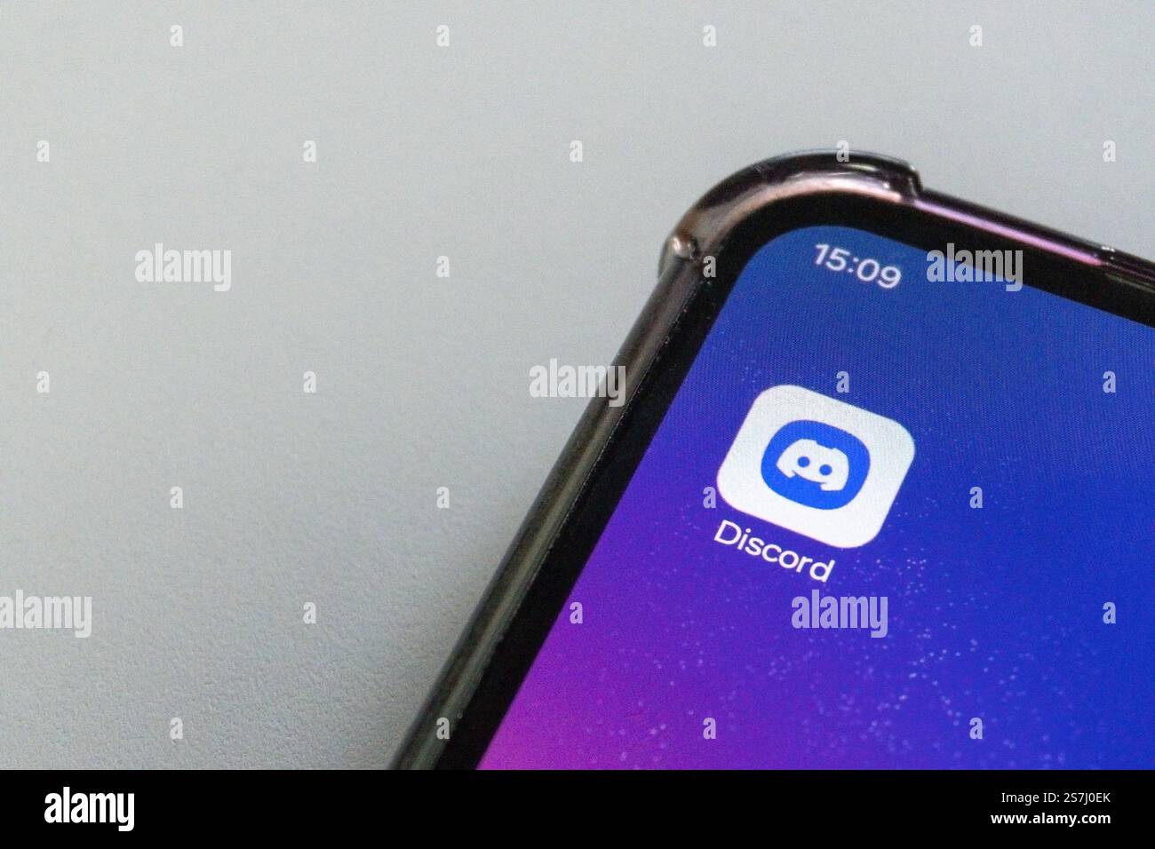 Moscow, Russia - January 19, 2025:Discord app icon displayed on ...