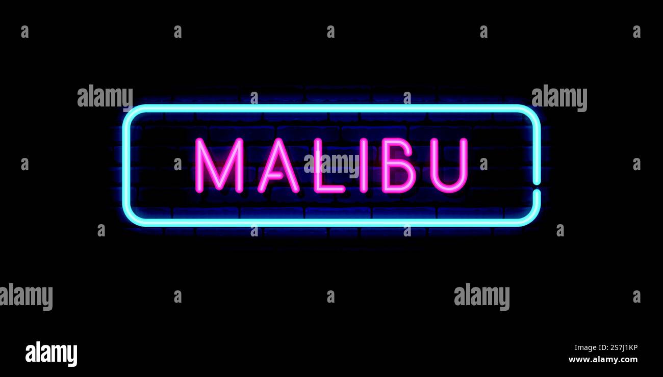 California neon sign vector Stock Vector Images - Alamy