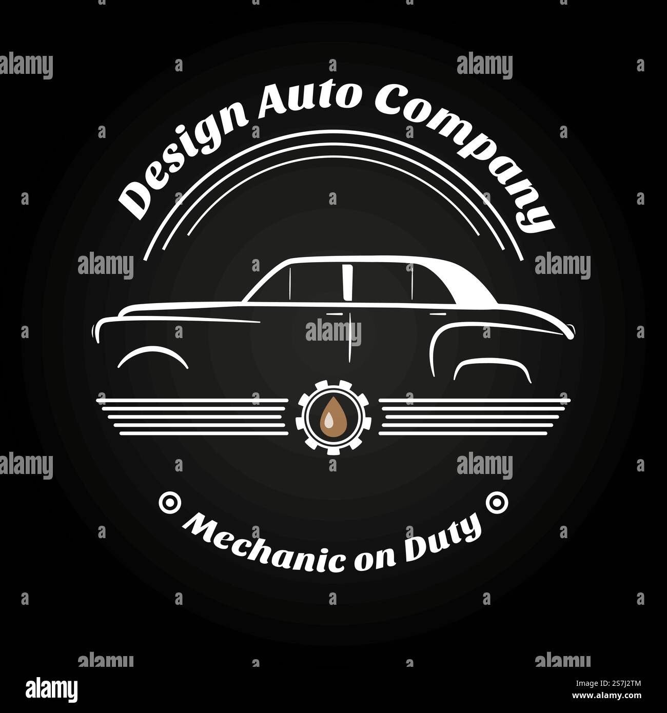 Retro vintage car logo,business signs. Labels mechanism. Vector ...