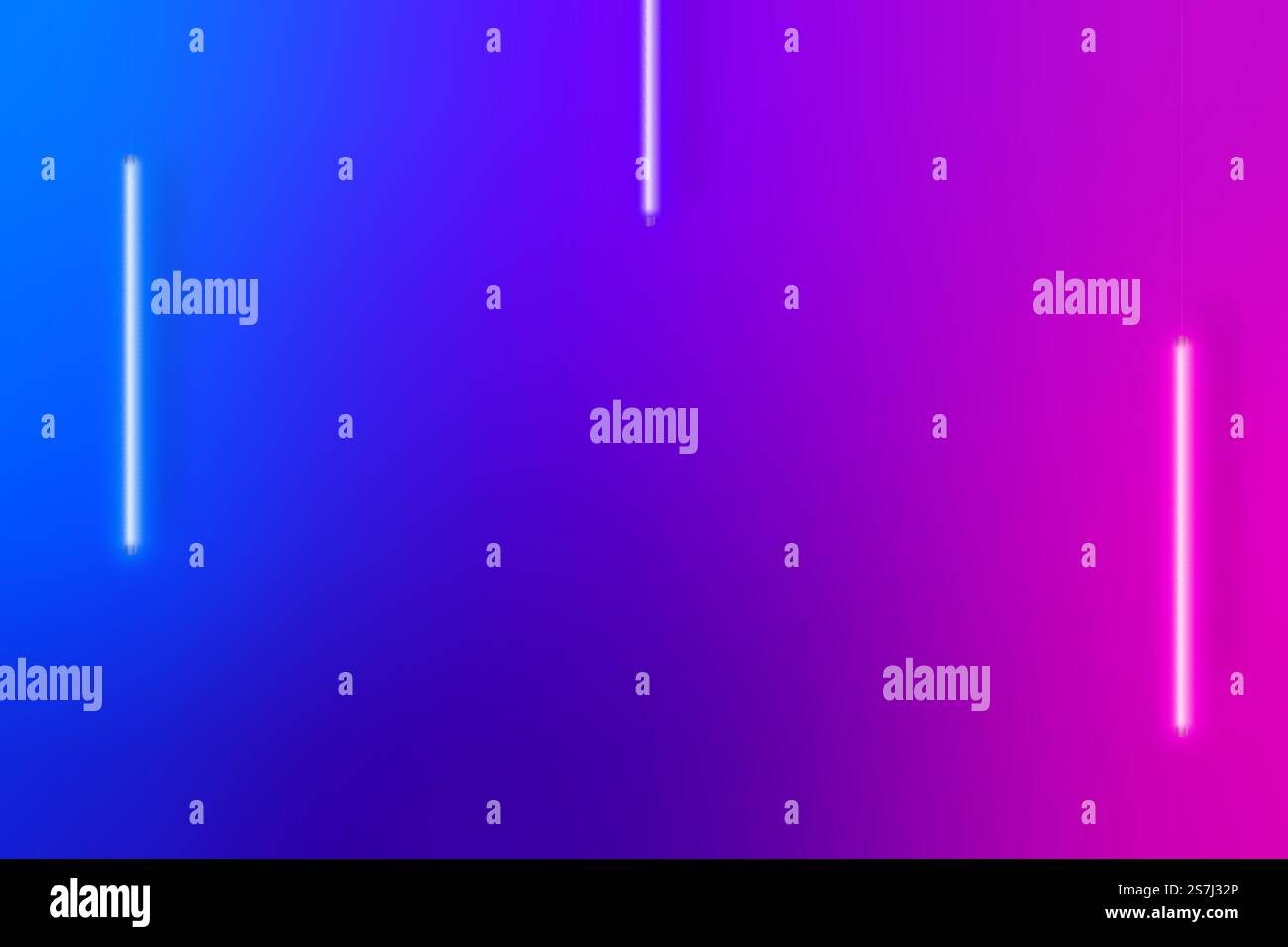 Realistic Neon Electric Lamps. Blue, Purple and Pink led lamps hanging ...