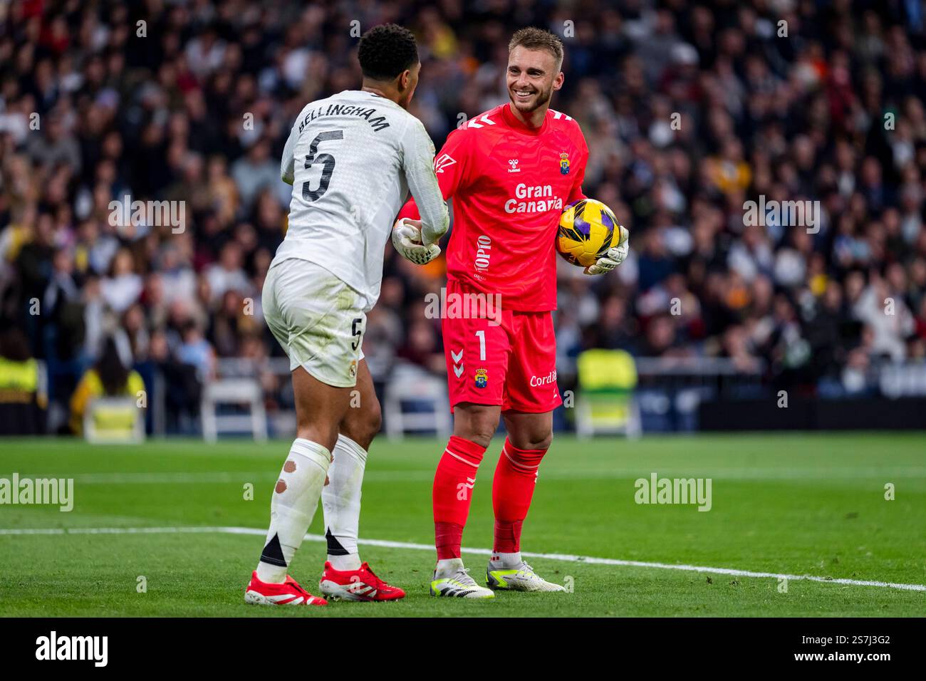 Madrid, Madrid, Spain. 19th Jan, 2025. Jude Bellingham of Real Madrid ...